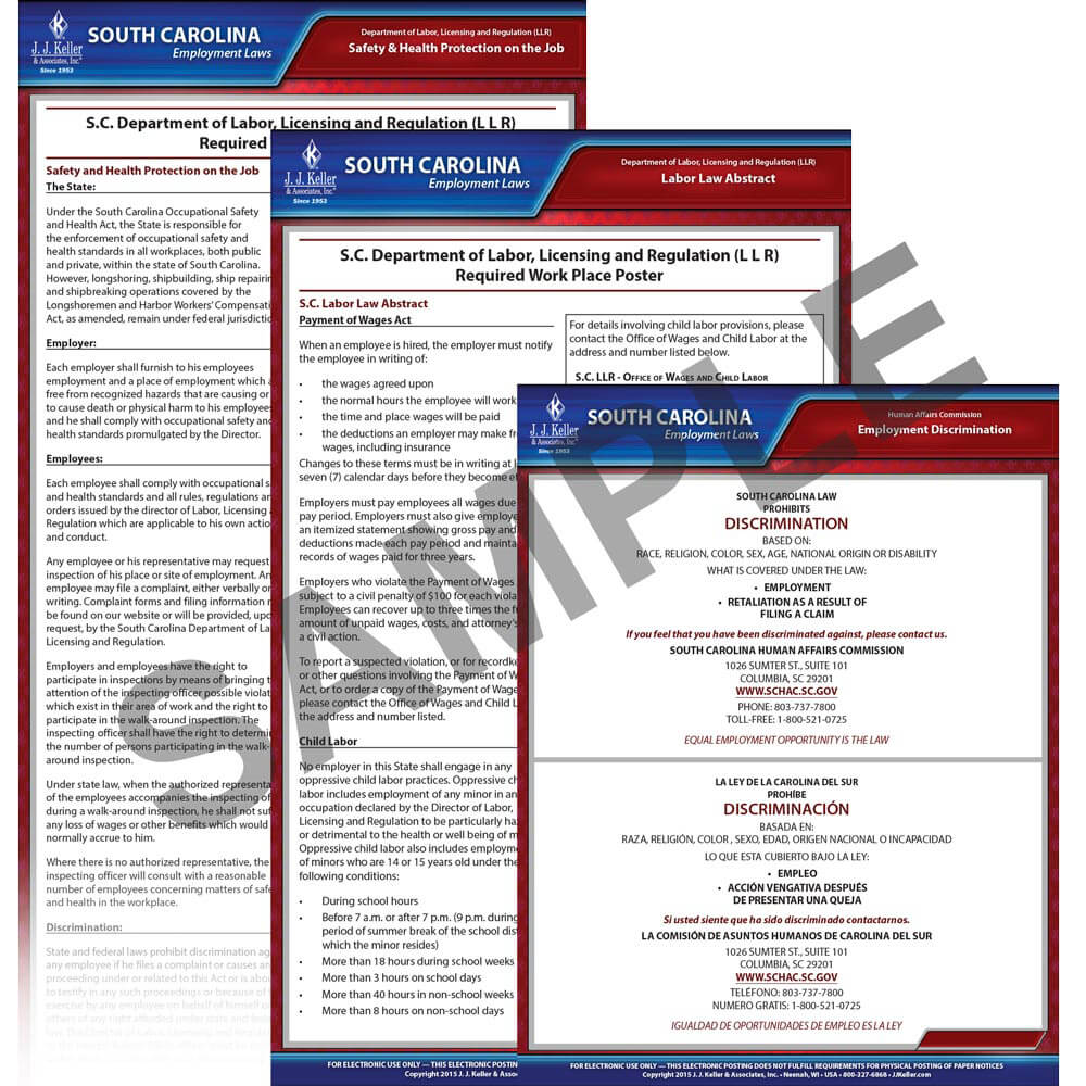 Laminated Law Notices 2025 District Of Columbia & Federal Labor Law ...