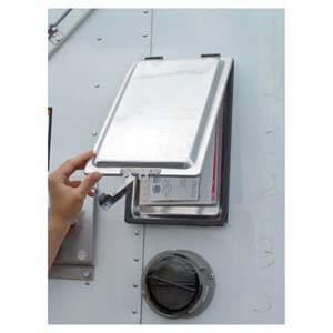 Slim Aluminum Trailer Document/Registration Holder