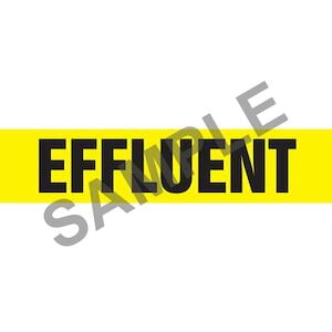 Effluent Pipe Marker - ASME/ANSI