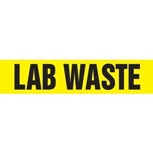 Lab Waste Pipe Marker - ASME/ANSI