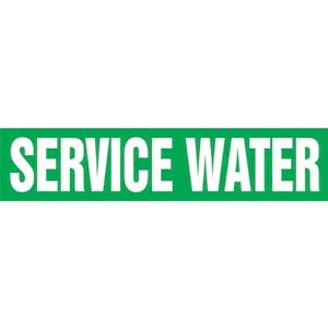 Service Water Pipe Marker - ASME/ANSI