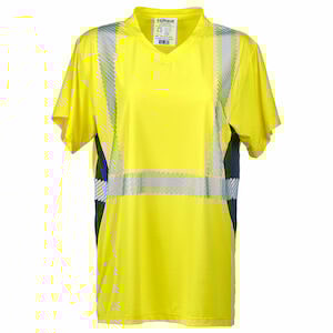 J. J. Keller® SAFEGEAR® Women’s Fit T-shirt Hi-Vis Cooling V-Neck, Type ...