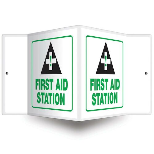First Aid Sign 3d