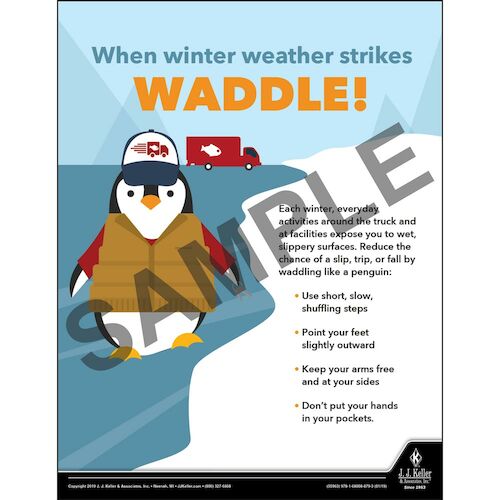 Winter Weather Safety Poster