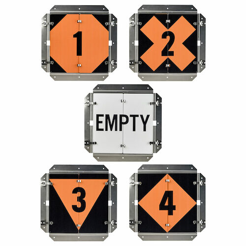 Department of Defense Fire Division Flip Signs