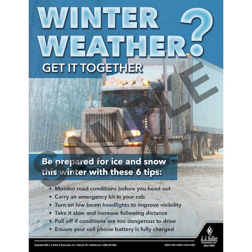 Winter Driving Poster