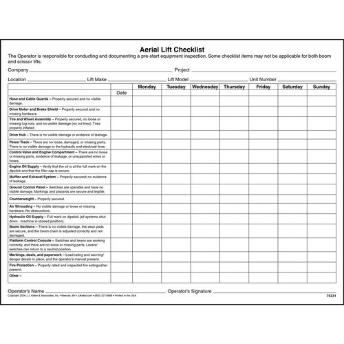Auto Lift Inspection Forms 39 Best Vehicle Inspection Forms (Lyft,